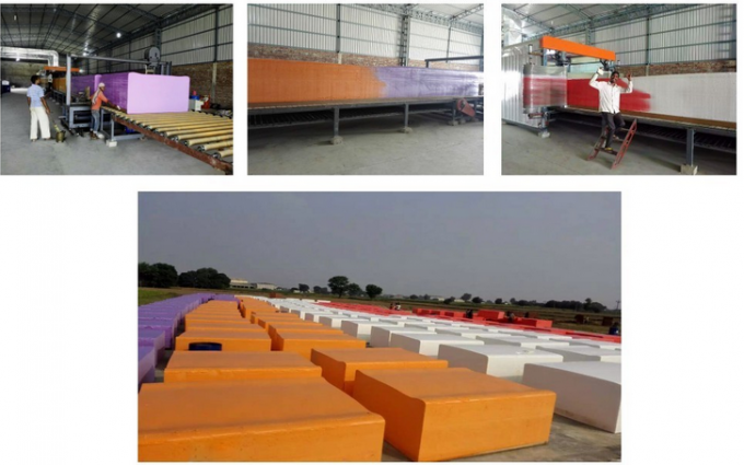Automatic Continous Flexible Foam Production Line , Foam Sheet Making ...