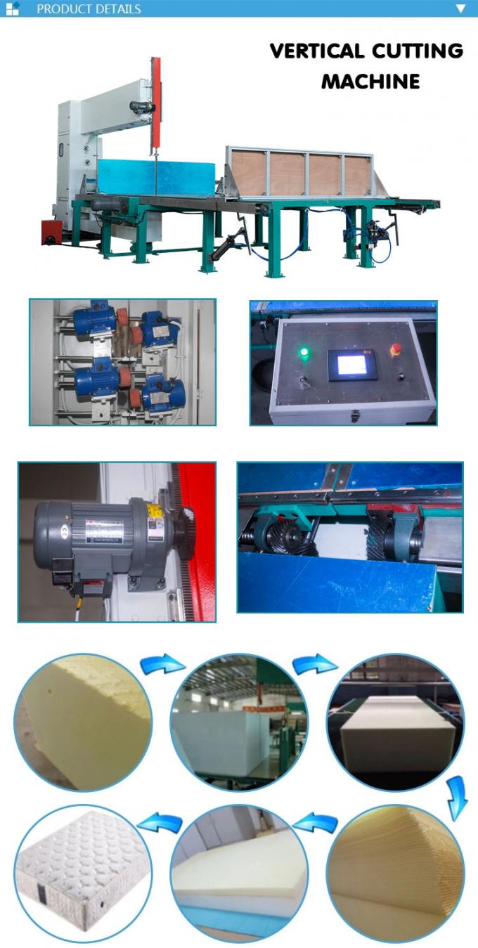 Automatic Sofa Sponge Cutting Machine , Epe Foam Sheet Cutting Machine