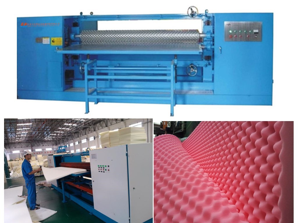 Horizontal Round Sponge Embossing Machine / Abnormity Cutting Machine ...